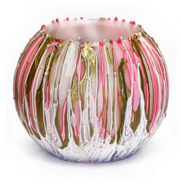 Wax Lantern Splashed Pink White Gold – SC-Art-Frames